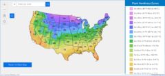 Climate Smart Farming USDA Plant Hardiness Zone Map 2023